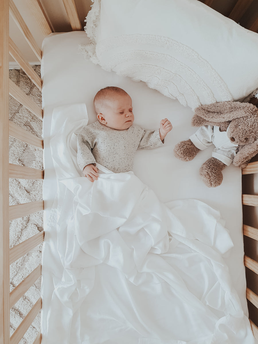 Flat Cot Sheet – Bamboobits